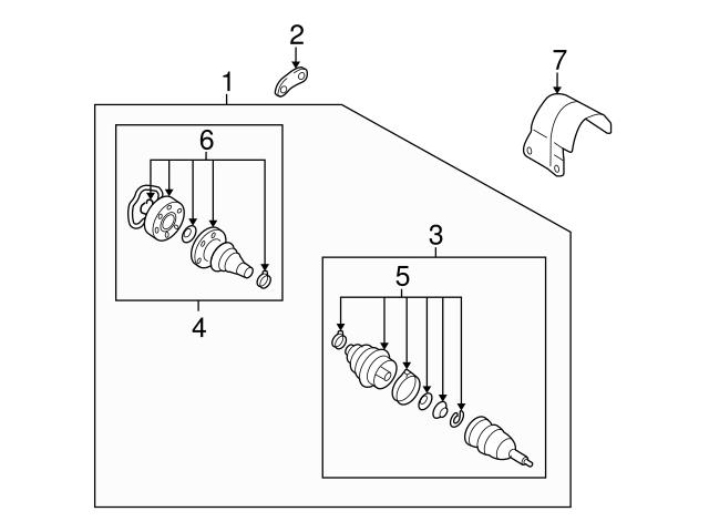 Genuine VW/Audi 5N0498099D CV Joint Kit - Audi, VW | 3C0498099 ...