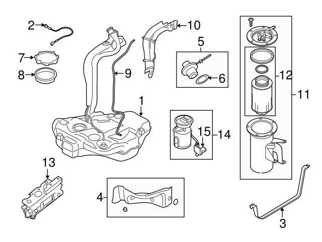 Genuine VW/Audi 5N0906129B Fuel Pump, Electric - Audi, VW | VW5N0906129B