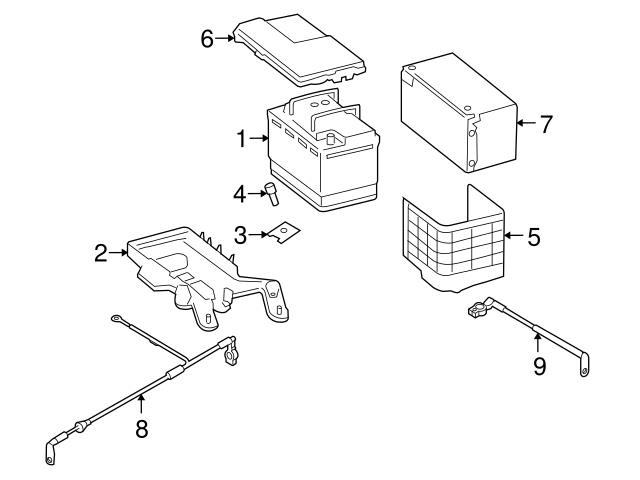 Genuine VW/Audi 5N0971235A Battery Cable Harness - Audi, VW ...