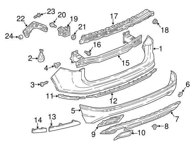 Genuine VW/Audi 5NA898623A Bumper Cover Hardware Kit - VW | VW5NA898623A