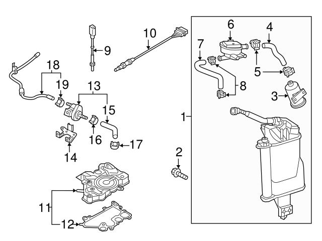 Genuine VW/Audi 5Q0133366H Vacuum Hose/Line - Audi | 5Q0133366C ...