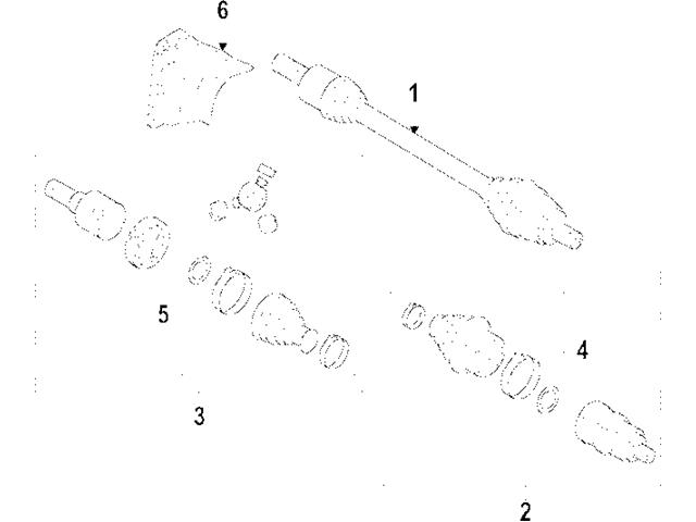 Genuine VW/Audi 5Q0498103L CV Joint Kit; Right | 5Q0498103LX 81A498103A ...