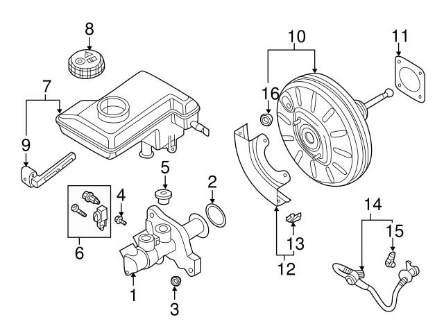 Genuine VW/Audi 5Q0612041BQ Brake Vacuum Hose - Audi | 5Q0612041M ...