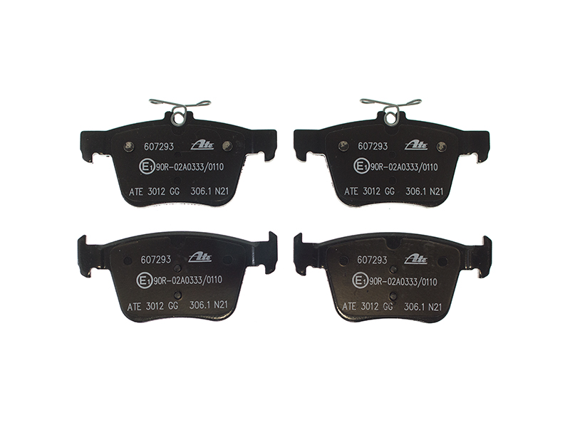 ATE 5Q0698451Q, 607293 Brake Pad Set; Rear - VW | 5Q0698451AD ...