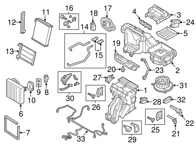 Genuine VW/Audi 5Q0819031B Heater Core - Audi, VW | 5Q0819031 VW5Q0819031B