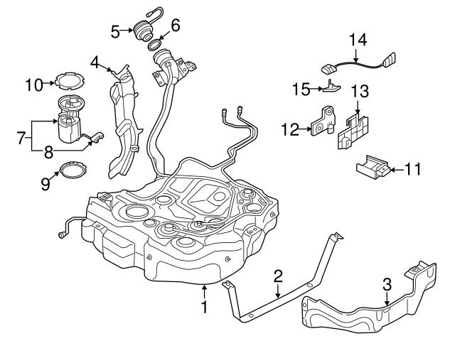 Genuine VW/Audi 5Q0919051BH Fuel Pump and Sender Assembly - Audi ...