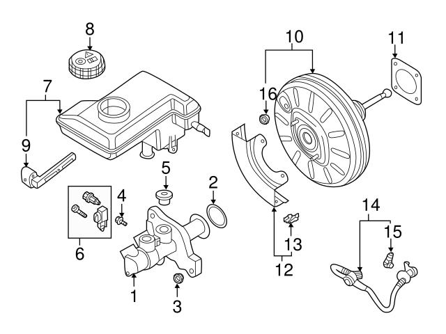 Genuine VW/Audi 5Q1611301G Brake Fluid Reservoir - Audi, VW | 5Q1611301 ...