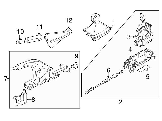 Genuine VW/Audi 5Q1713025AT Manual Trans Shift Lever - VW | VW5Q1713025AT
