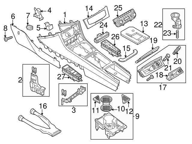 Genuine VW/Audi 6K0919341 12 Volt Accessory Power Outlet Housing - VW ...