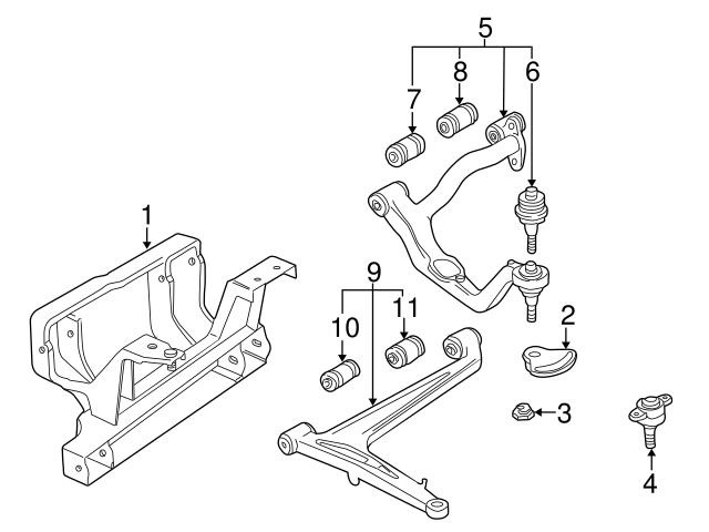 Genuine VW/Audi 701407137 Alignment Camber Adjusting Eccentrics; Left ...
