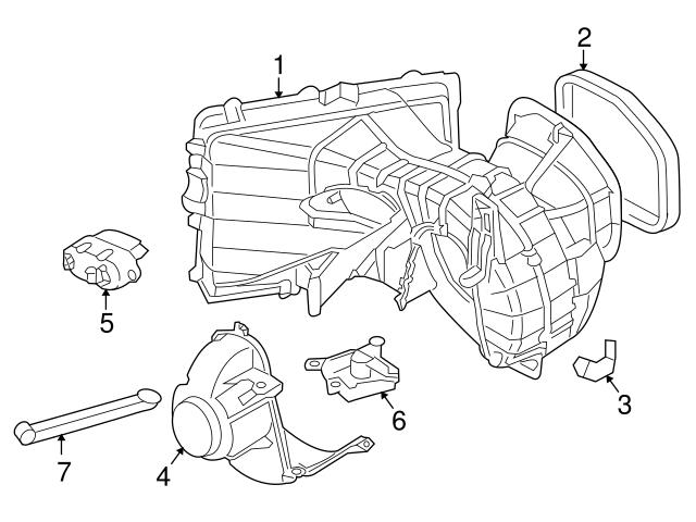 Genuine VW/Audi 7L0907511AH HVAC Floor Mode Door Actuator - Audi, VW ...