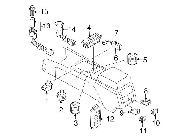Genuine VW/Audi 7L6959839 Ignition Switch - VW | 7L6959839A VW7L6959839