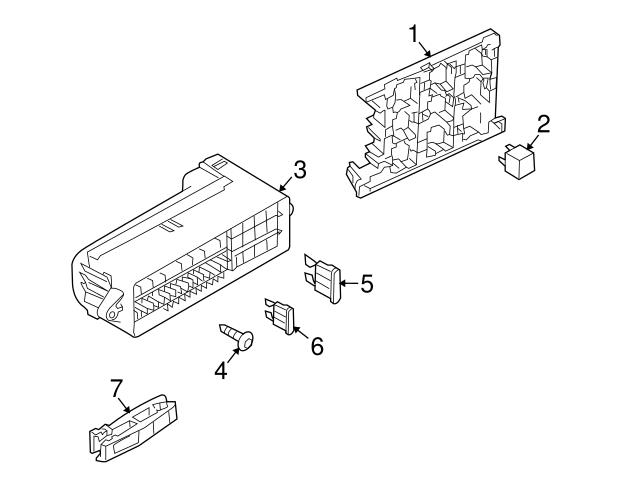 Genuine VW/Audi 7N0937503 Relay Box - Audi, VW | VW7N0937503