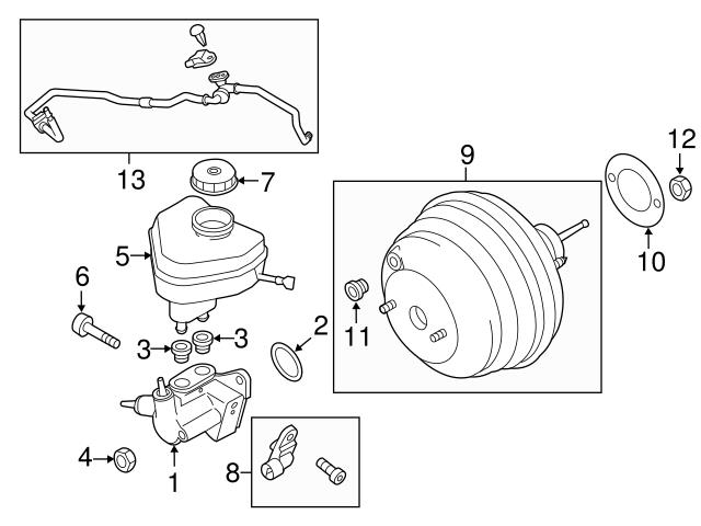 Genuine VW/Audi 7P0614931K Brake Vacuum Hose - VW | 7P0614931F VW7P0614931K