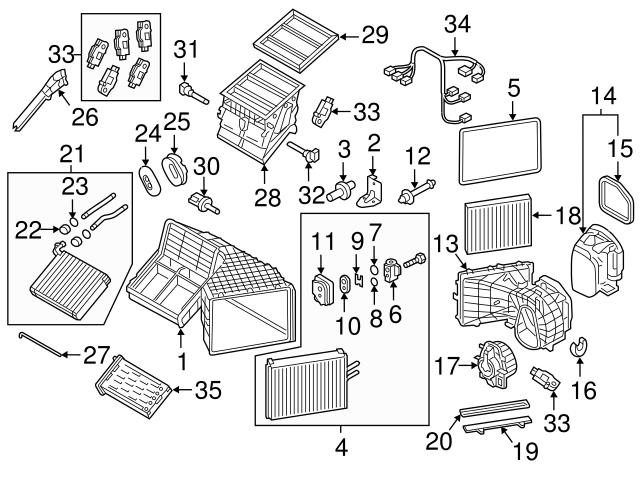 Genuine VW/Audi 7P0819031 Heater Core - VW | VW7P0819031