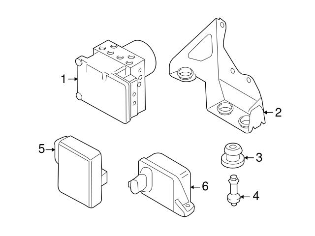 Genuine VW/Audi 7P0907652 Suspension Yaw Sensor - Audi, VW | 1K0907652C ...