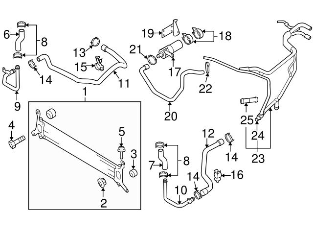 Genuine VW/Audi 7P0965561C Auxiliary Water Pump - Audi, VW | 7L0965561K ...