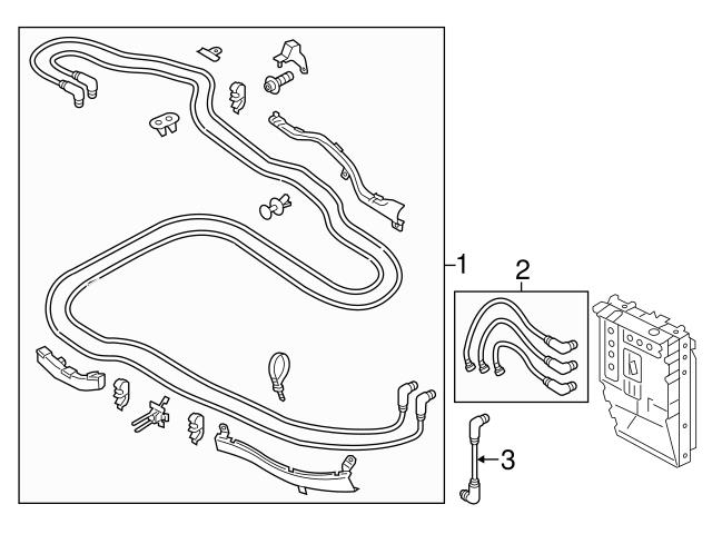 Genuine VW/Audi 7P0998671 Drive Motor Battery Pack Control Module ...