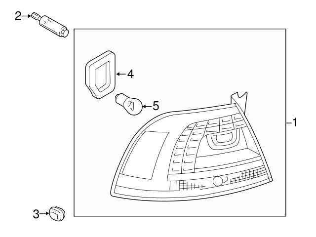 Page 3 - VW Touareg - Tail Light Parts