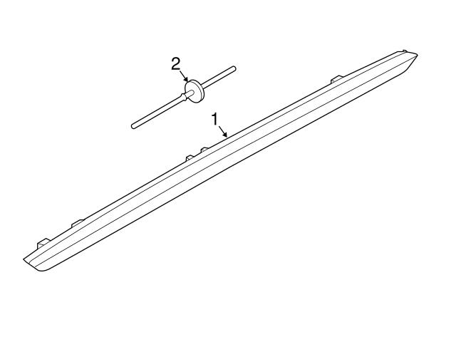 Genuine VW/Audi 80A945097 Center High Mount Stop Light - Audi | AU80A945097