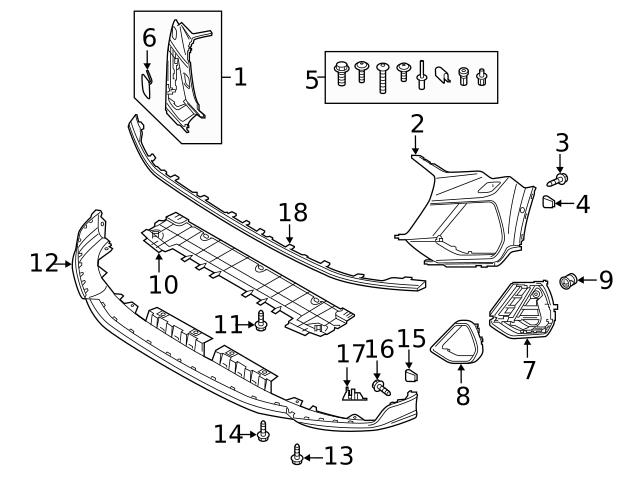 Genuine VW/Audi 83A853053A1RR Grille Molding; Left - Audi | AU83A853053A1RR