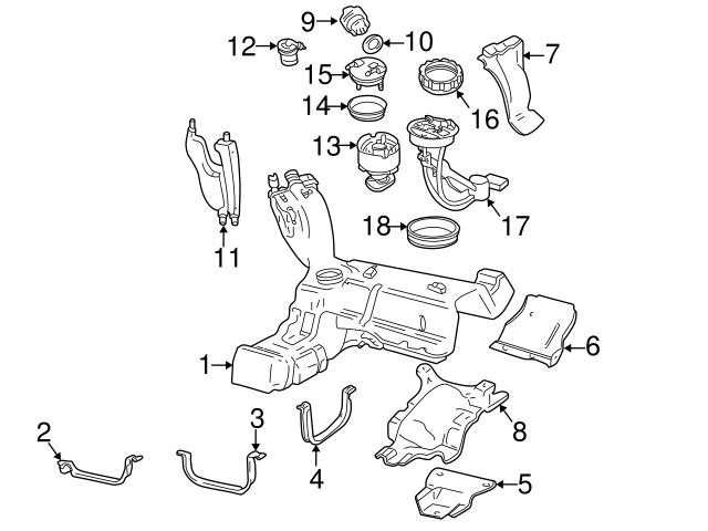 Genuine VW/Audi 8D0919673B Fuel Tank Sending Unit - Audi | AU8D0919673B