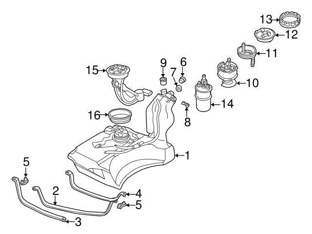 Genuine VW/Audi 8D0919673C Fuel Tank Sending Unit - Audi | AU8D0919673C