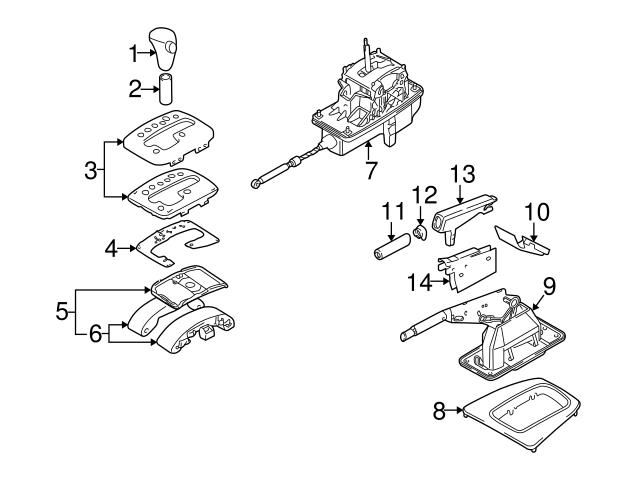 Genuine VW/Audi 8E0713169C3Q7 Automatic Transmission Shift Lever Knob ...