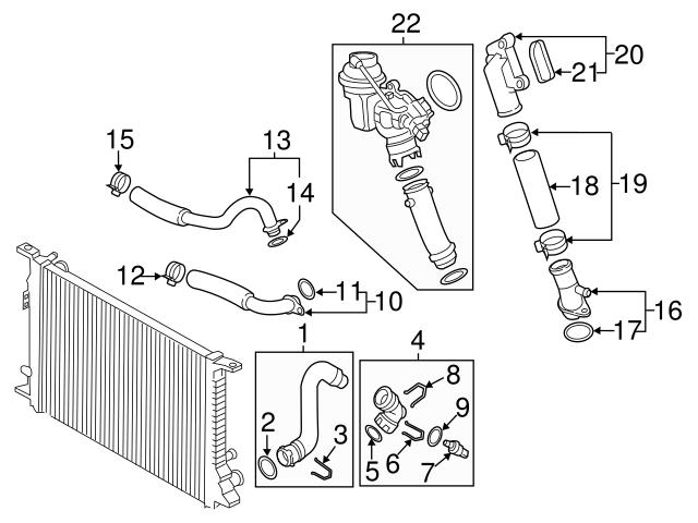 Genuine VW/Audi 8E0820036 AC & Heater Control Valve - Audi | AU8E0820036