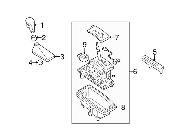Genuine VW/Audi 8E0927353A Shift Interlock Solenoid - Audi, VW ...