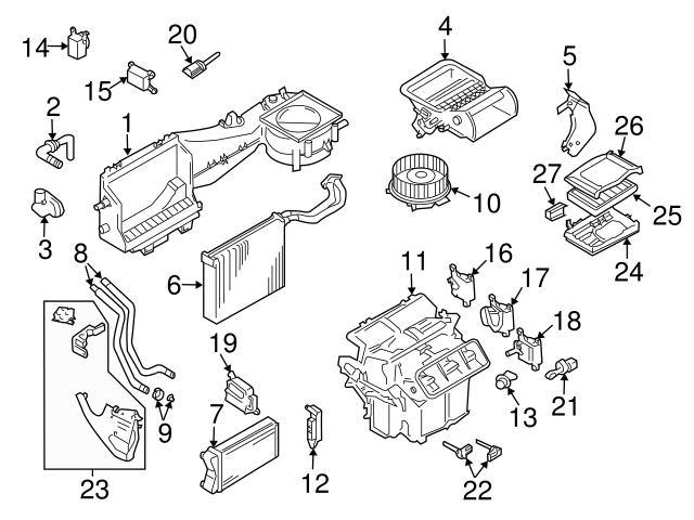 Audi AC Evaporator Parts - EZ Returns & Flat-Rate Standard Shipping on ...
