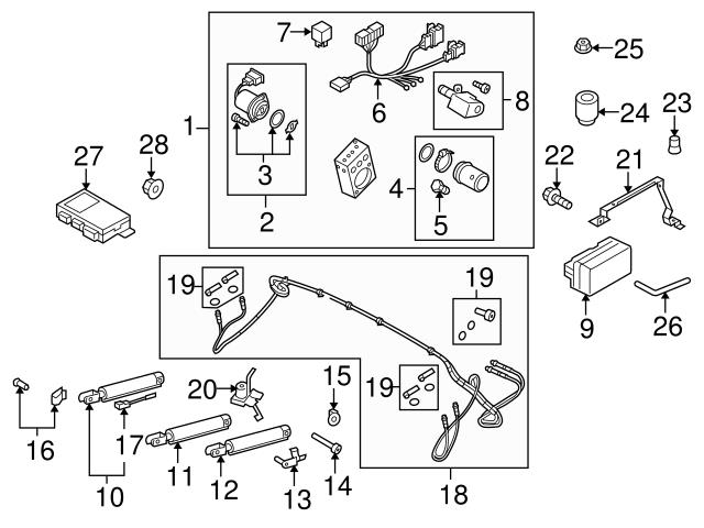 Genuine VW/Audi 8F0898671 Convertible Top Relay - Audi | AU8F0898671