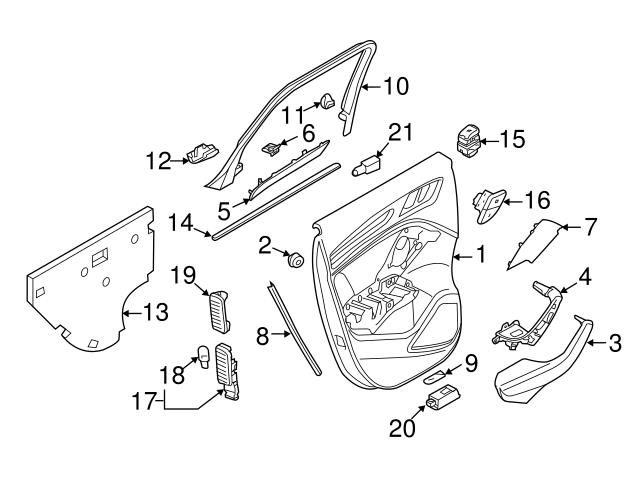 Genuine VW/Audi 8J0947409 Glove Box Light - Audi | AU8J0947409