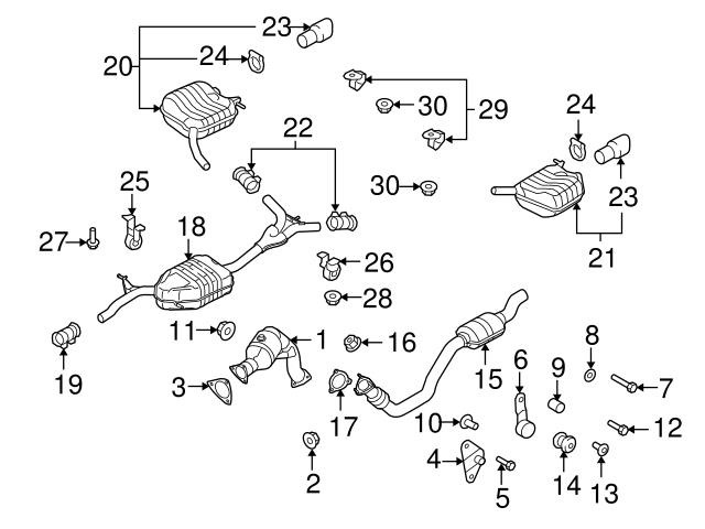 VW Exhaust System Parts - Low Prices, Fast Shipping