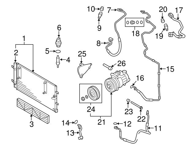 Genuine VW/Audi 8K0298403A A/C Receiver Drier - Audi | AU8K0298403A