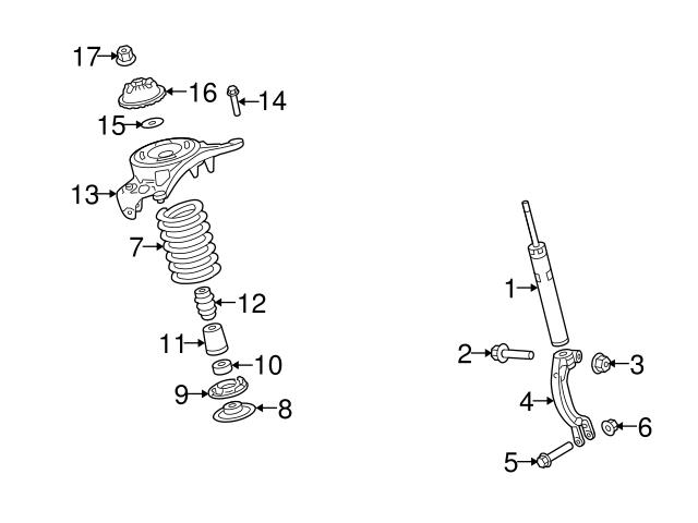 Discount VW Cabriolet Shock Absorber Parts