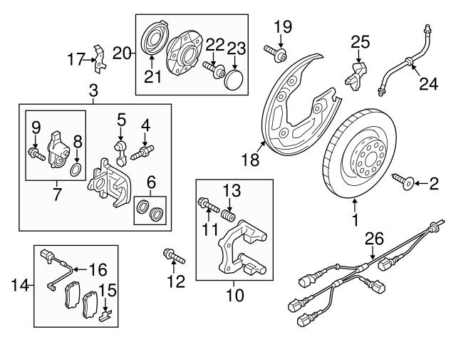 Genuine VW/Audi 8K0505491A Wheel Seal; Left, Right - Audi | AU8K0505491A