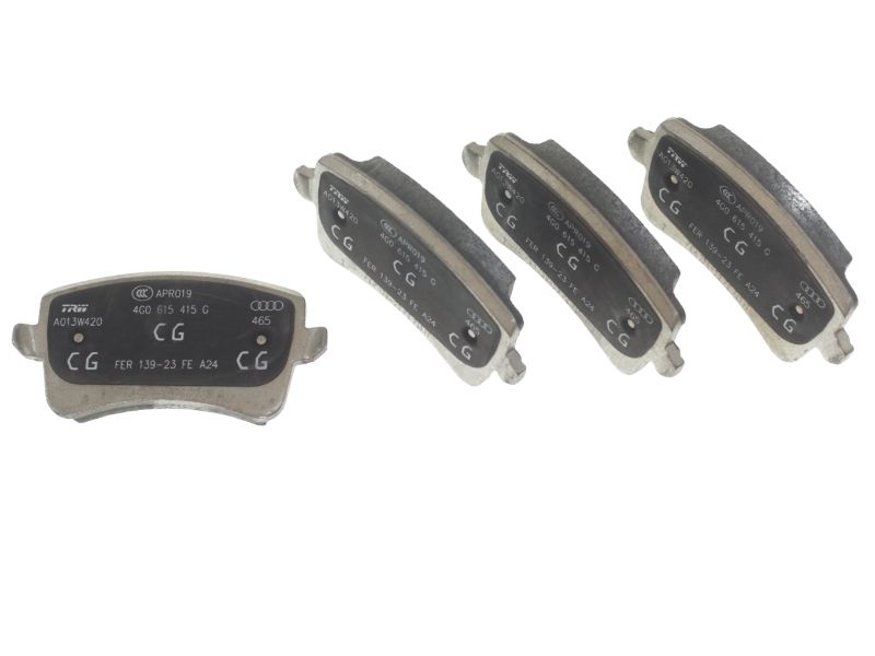 Genuine VW/Audi 8K0698451P Brake Pad Set; Rear - Audi | 8K0698451 ...