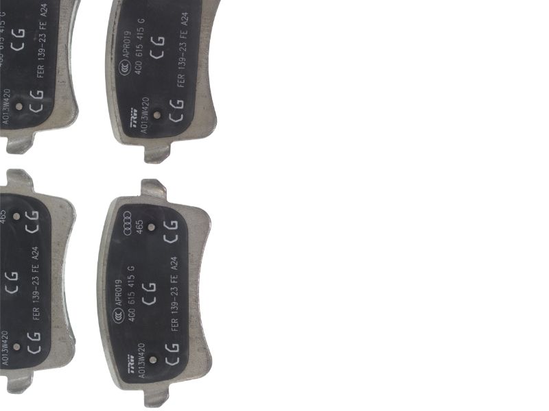 Genuine VW/Audi 8K0698451P Brake Pad Set; Rear - Audi | 8K0698451 ...
