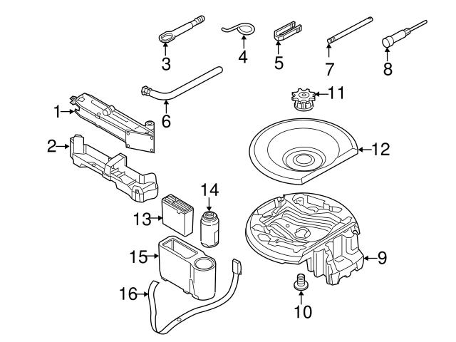 Genuine VW/Audi 8K0805615 Tow Hook; Rear - Audi, VW | VW8K0805615
