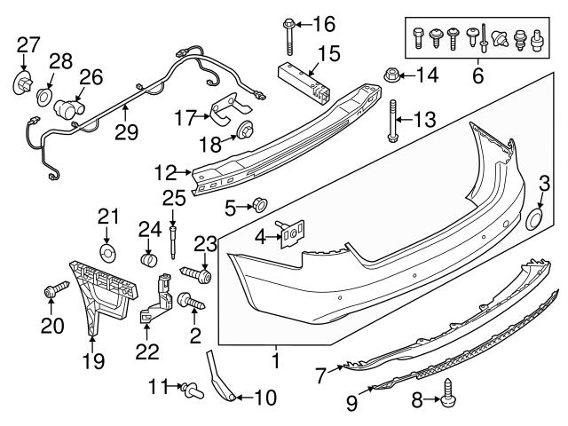 Genuine VW/Audi 8K0807833A01C Valance Bracket - Audi | AU8K0807833A01C