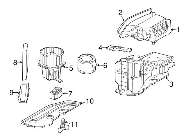Genuine VW/Audi 8K0819422 Cabin Air Filter Cover - Audi | AU8K0819422