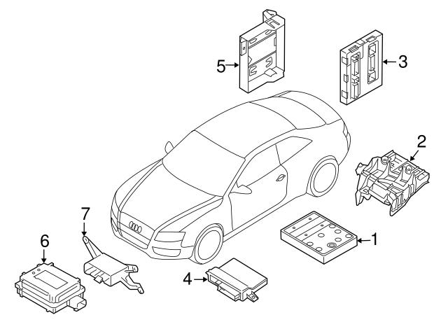 Genuine VW/Audi 8K0907063BE Engine Control Module - Audi | 8K0907063K ...