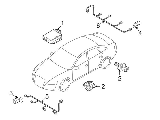 Genuine VW/Audi 8K0919475AA Parking Aid Control Module - Audi ...