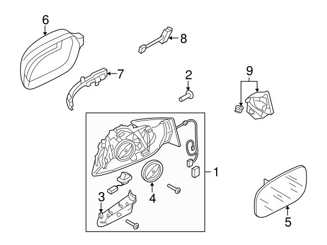 Genuine VW/Audi 8K0949102D Turn Signal Light Lens; Right - Audi ...