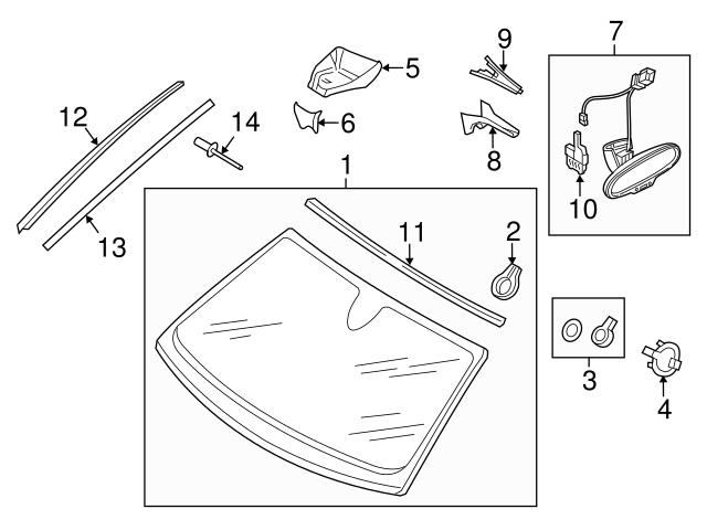 Genuine VW/Audi 8K0955559C Rain Sensor - Audi | 8K0955559 8T0955559 ...