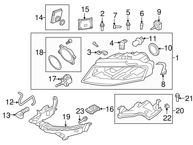 Genuine VW/Audi 8K0998295A Headlight Restoration Kit; Left, Right ...