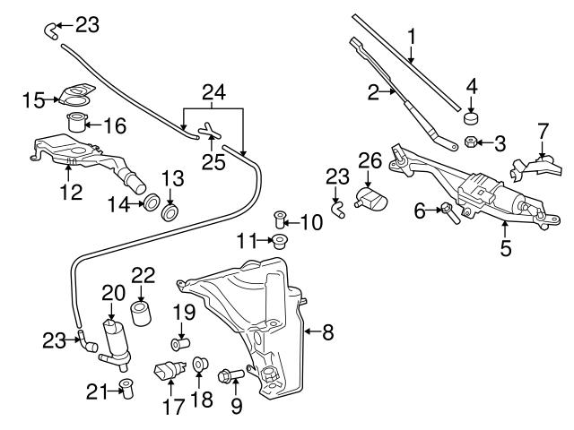 Genuine VW/Audi 8K1955023E Windshield Wiper Motor - Audi | 8K1955023A ...