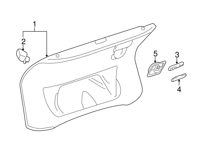 Genuine VW/Audi 8K5867975BCA9 Trunk Lid Trim - Audi | AU8K5867975BCA9