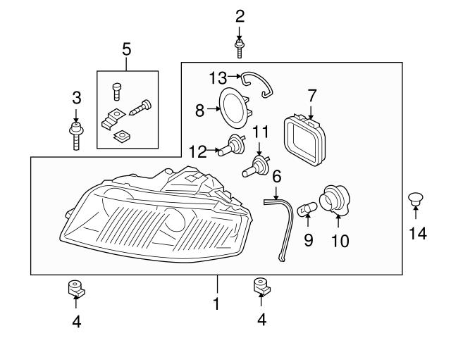 Genuine VW/Audi 8P0998121 Headlight Restoration Kit; Left - Audi ...